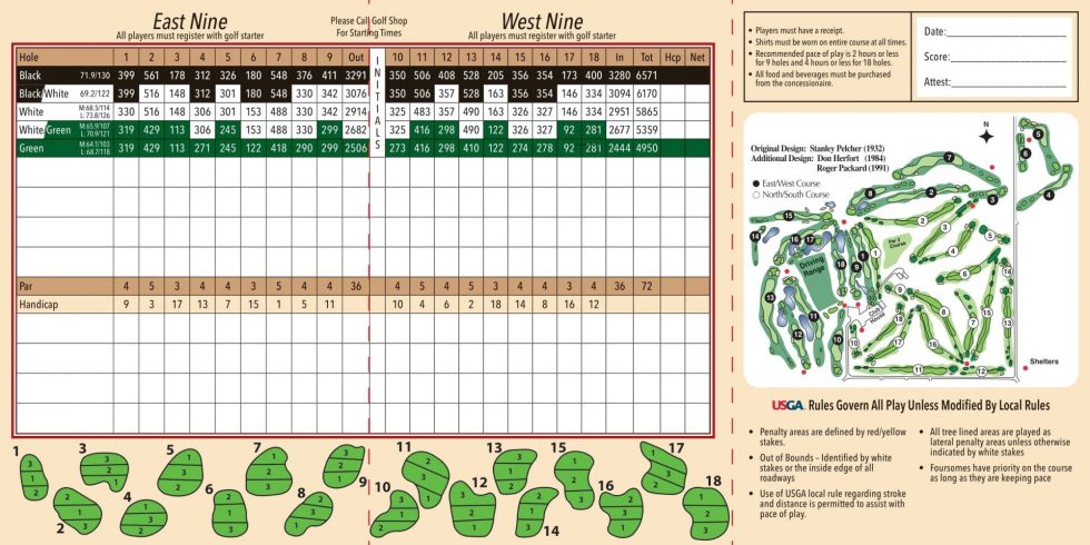 Scorecard bad - Nemadji Golf Course | Superior, Wisconsin